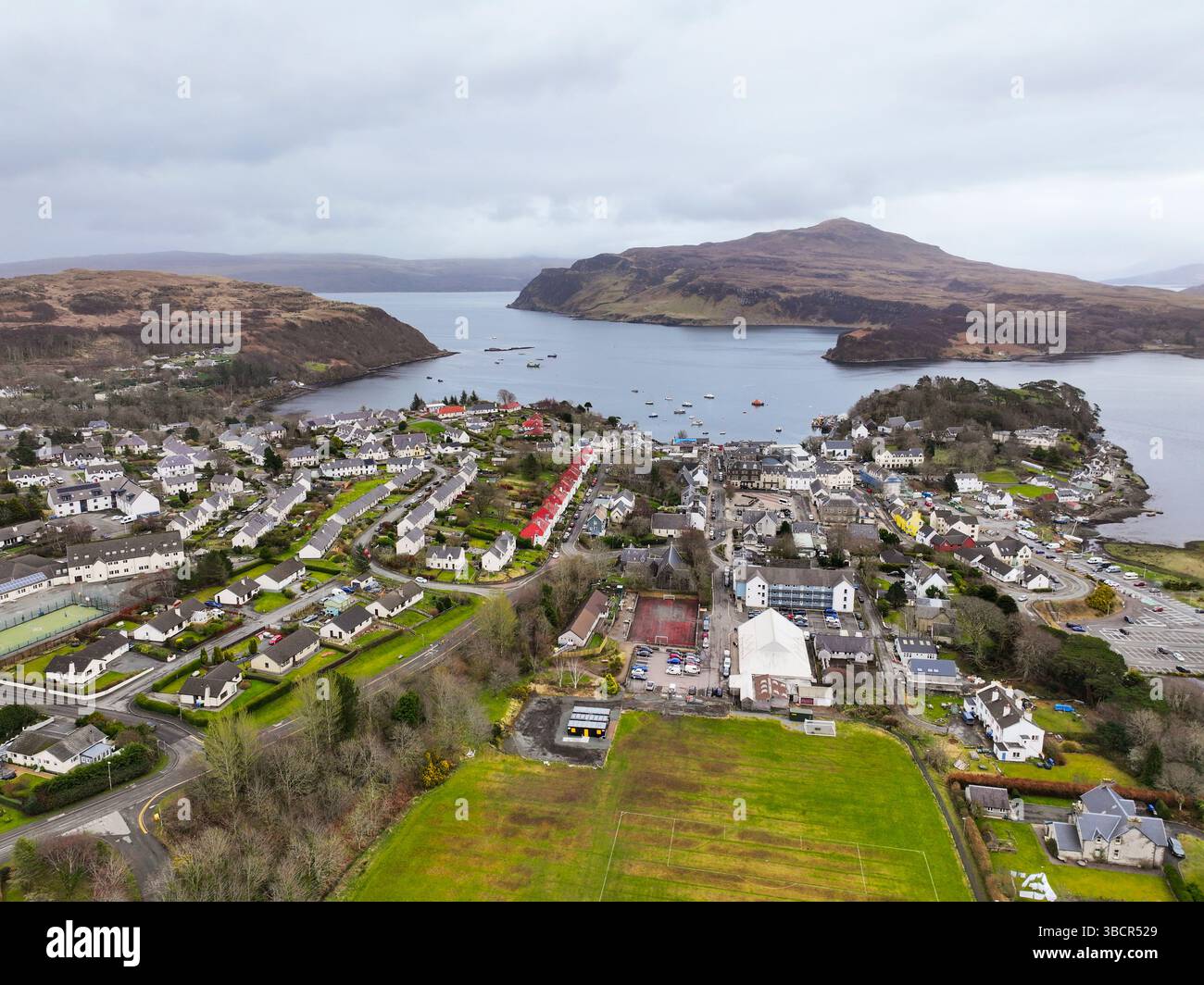 Portree isle of skye aerial hi-res stock photography and images - Alamy