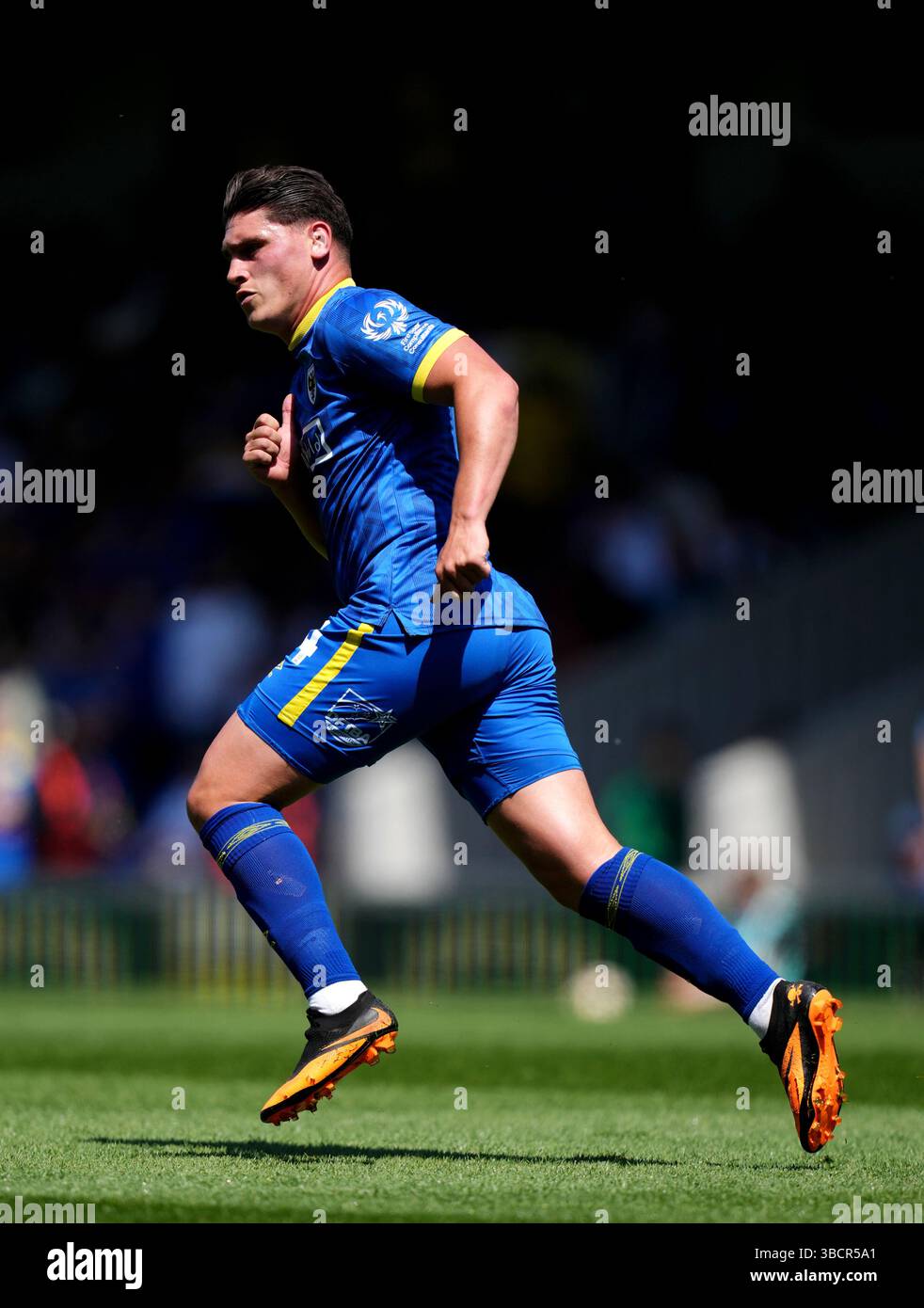 AFC Wimbledon’s Mathew Stevens during the Sky Bet League Two play off ...