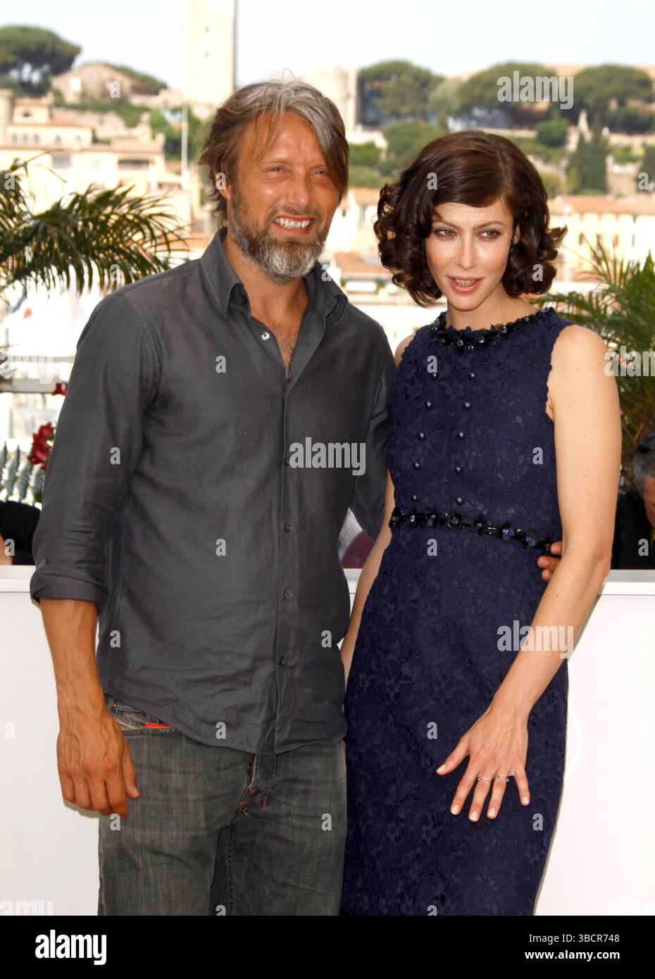 Mads Mikkelsen and Anna Mouglalis at the photocall for "Coco Chanel ...