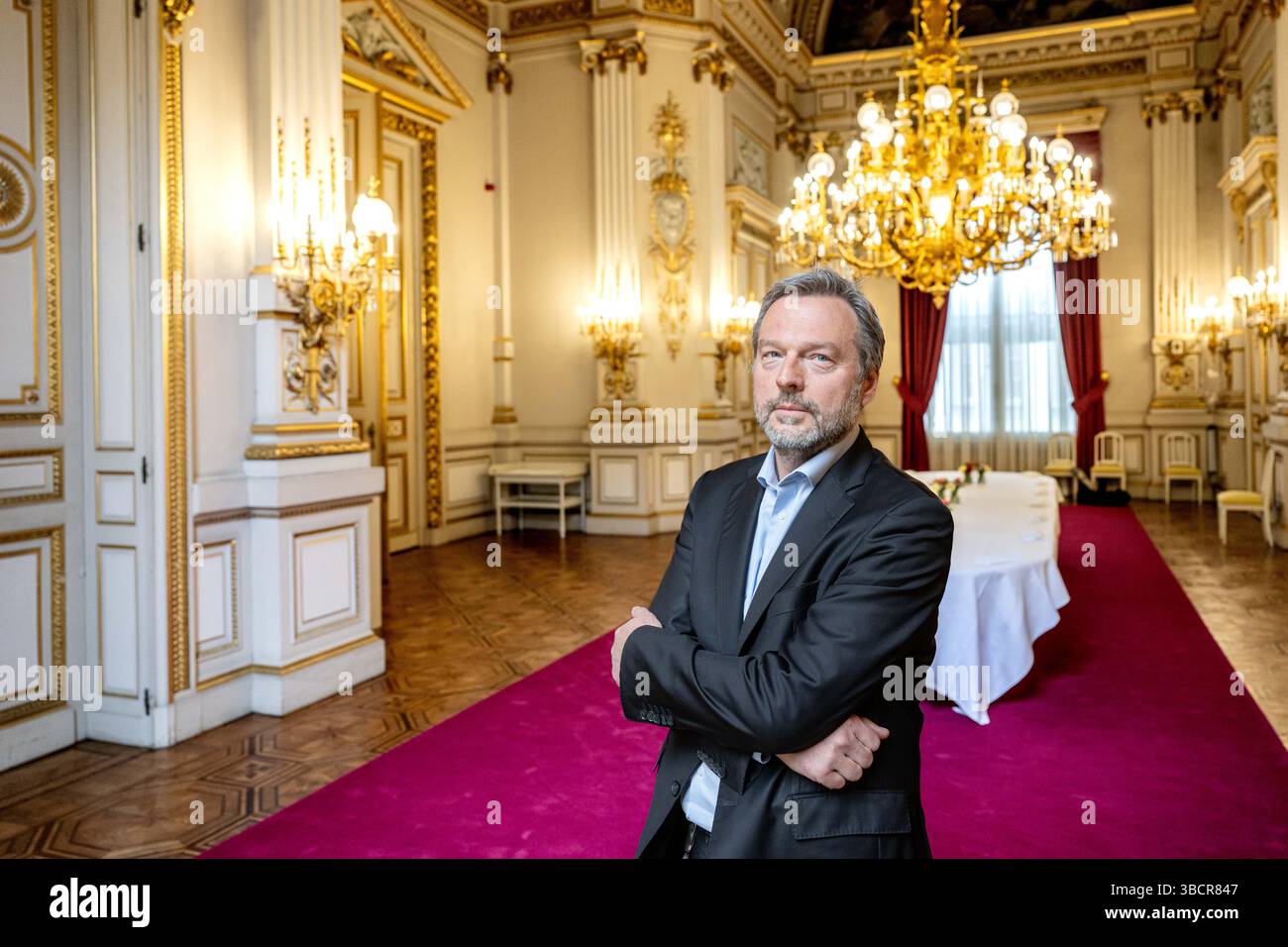 Brussels, Belgium. 21st May, 2025. National Bank (BNB-NBB) governor ...