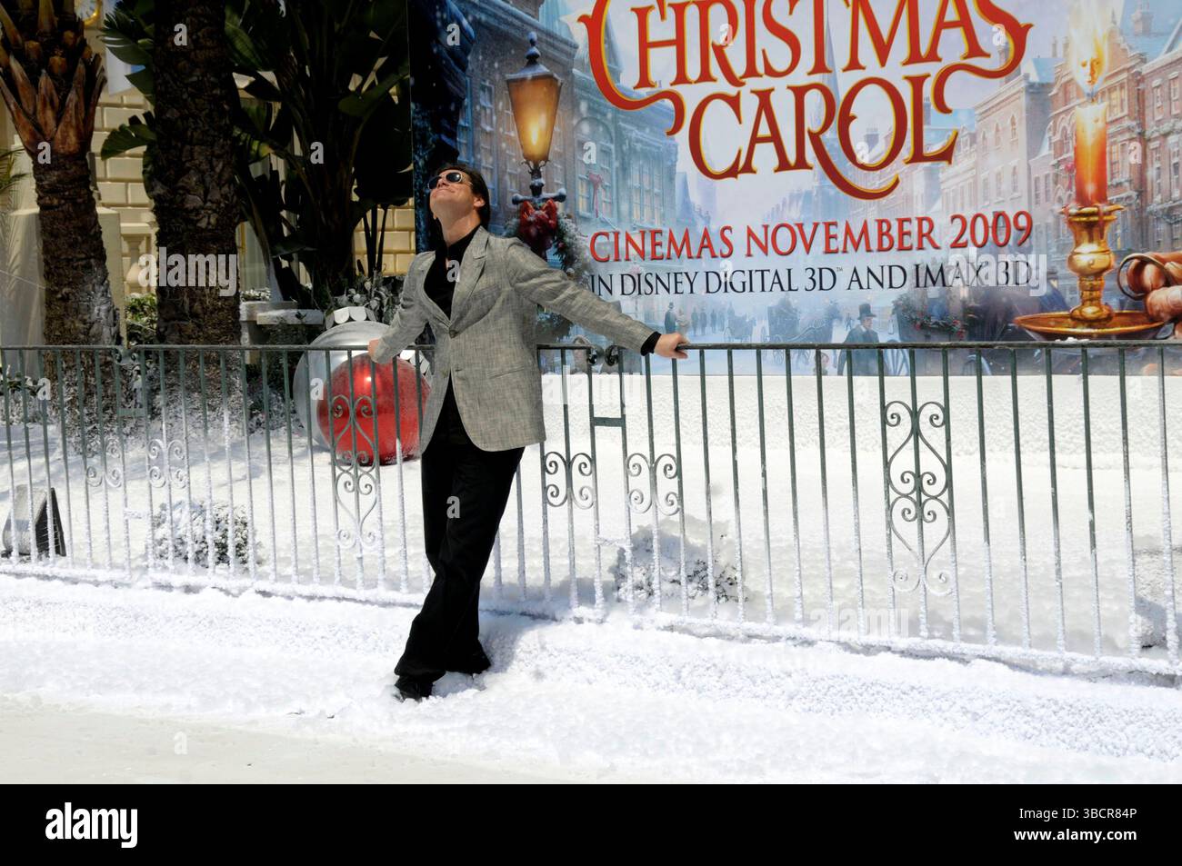 Jim Carrey at the photocall for Disney's "A Christmas Carol" held at ...