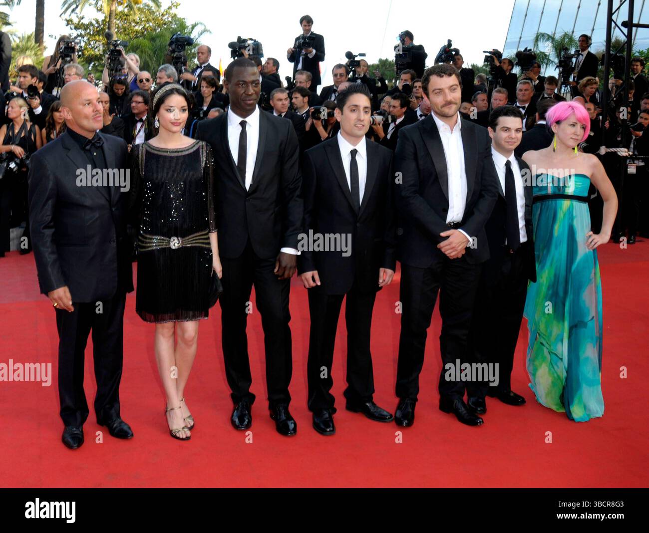 Anne-Sophie Franck, Jacky Ido, Omar Doom, Denis Menochet and Samm ...