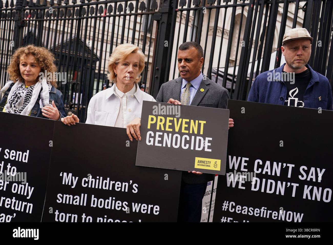 From left to right, Nadia Sawalha, Juliet Stevenson, Sacha Deshmukh, of ...