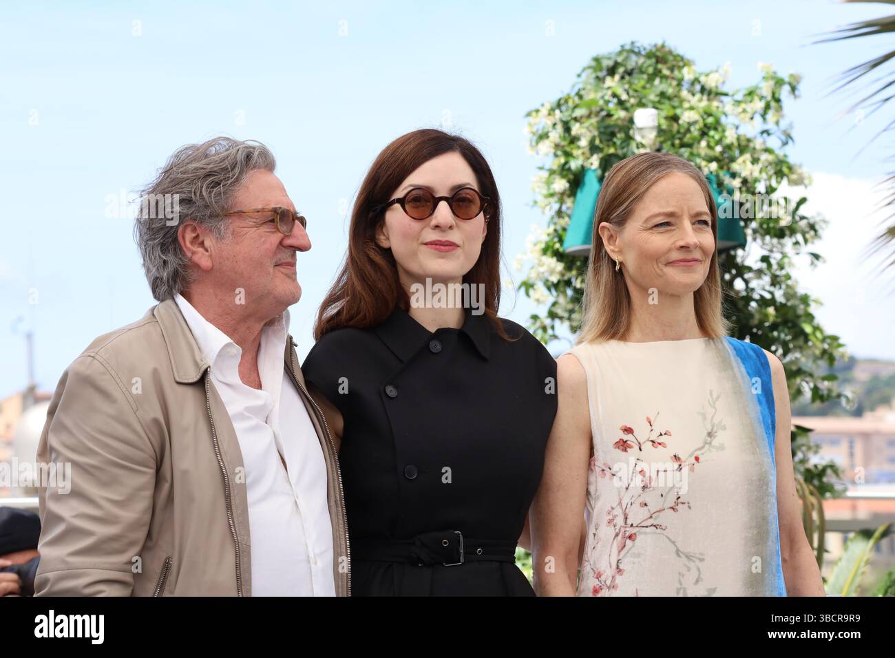 Cannes, France. 21st May, 2025. Daniel Auteuil, Rebecca Zlotowski and Jodie Foster at the A ...