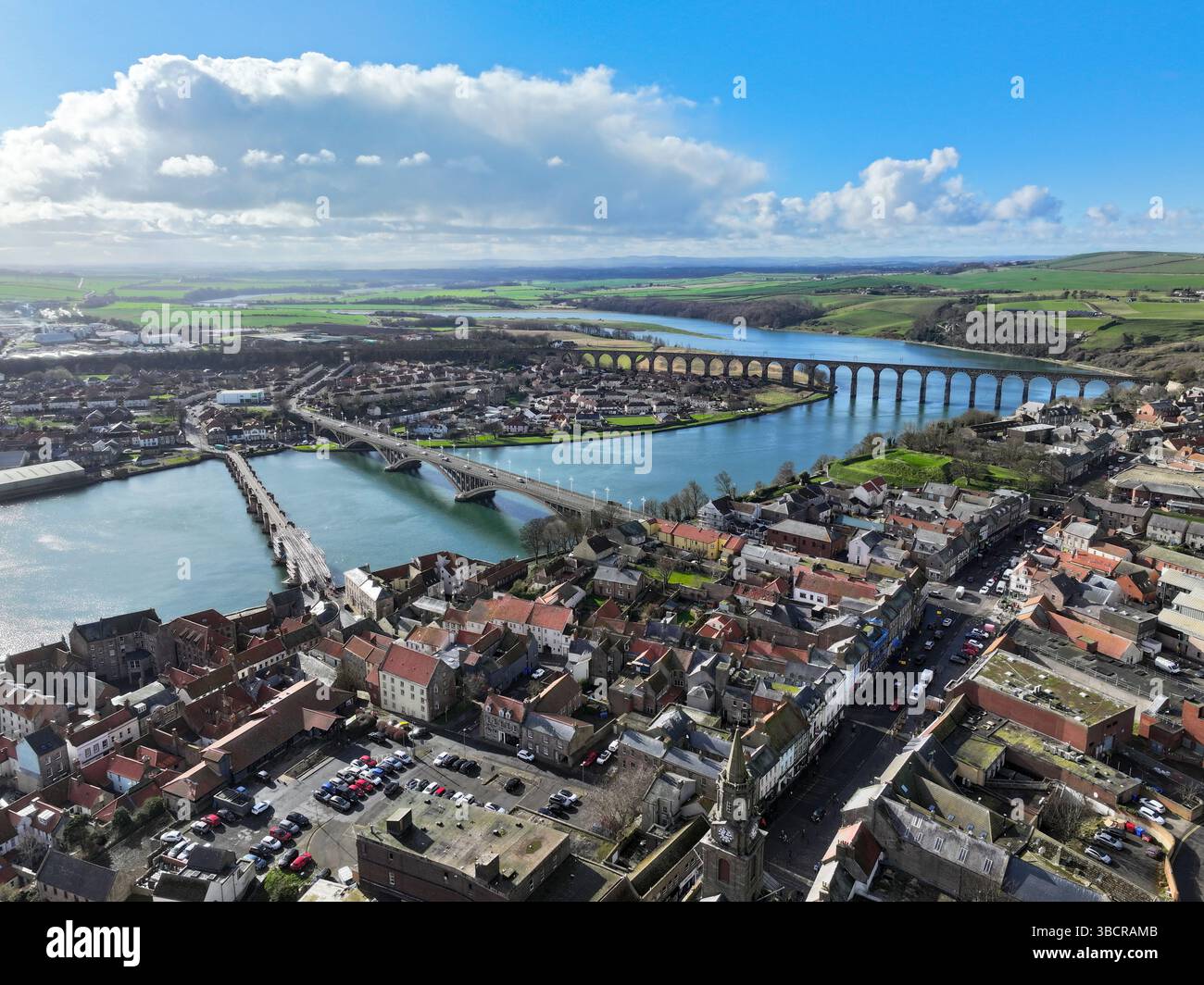 Aerial drone view of Stock Photo - Alamy