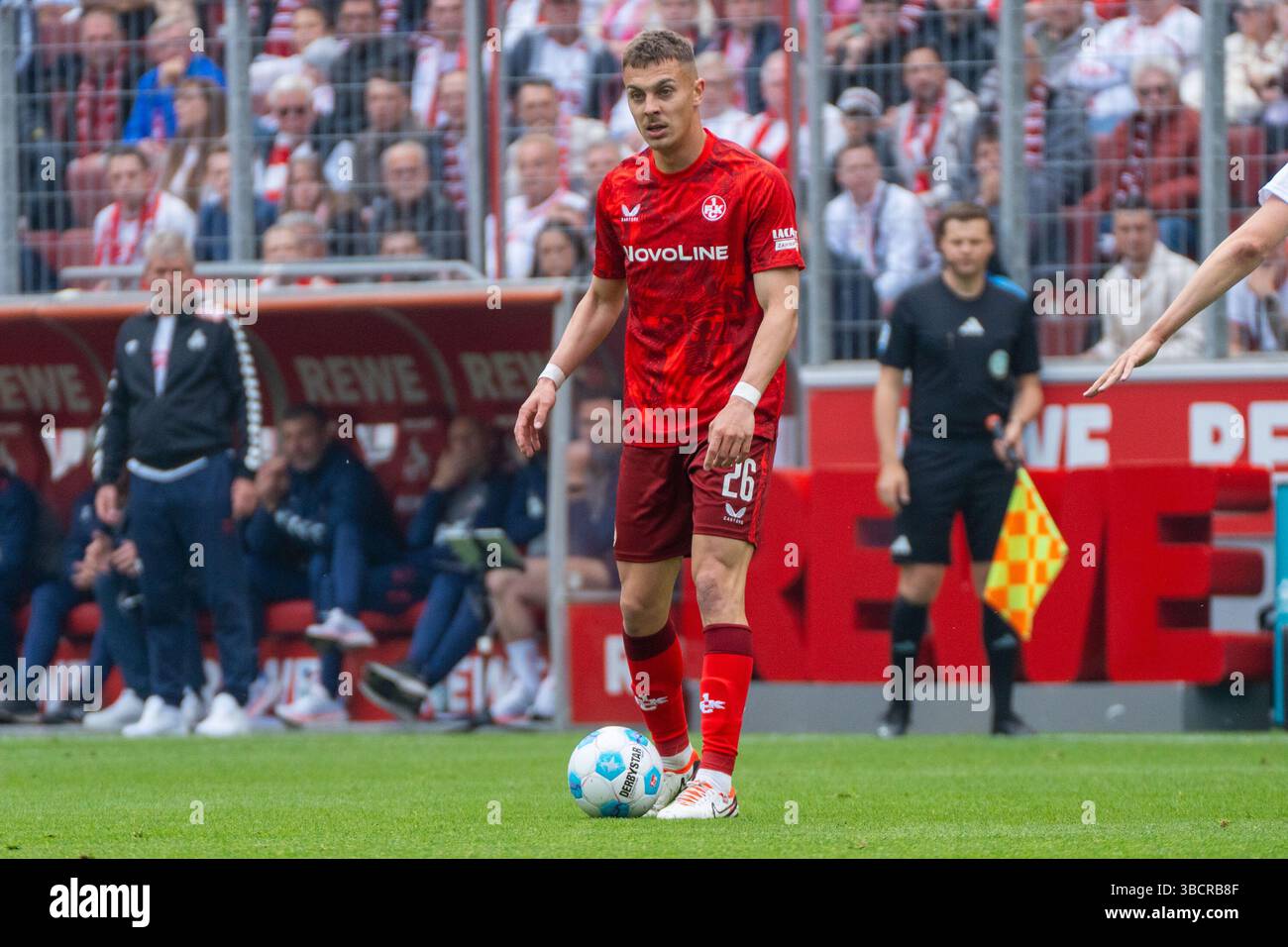 Koeln, Deutschland. 18th May, 2025. Filip Kaloc (1. FC Kaiserslautern ...