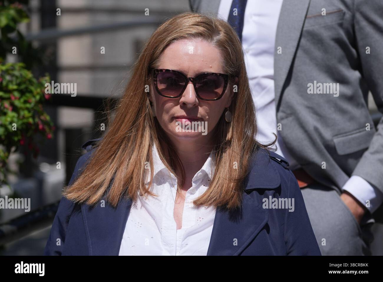 Journalist Jennifer O'Leary outside the High Court in Dublin, where ...