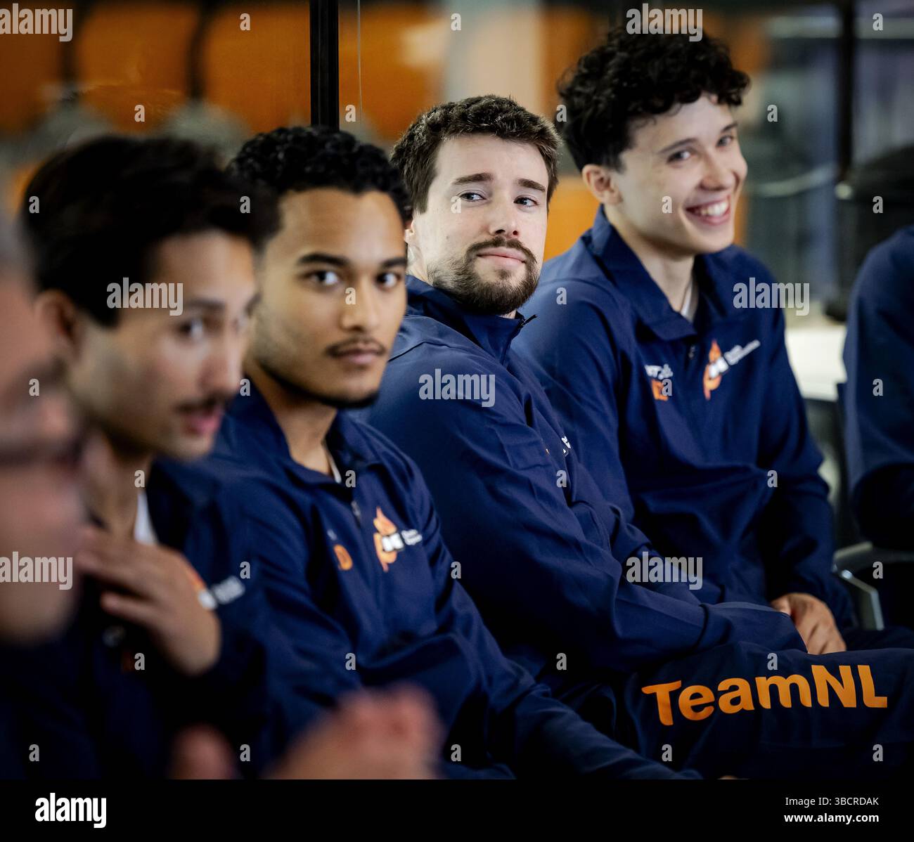 ROTTERDAM - Rick Jacobs, Yazz Ramsahai, Casimir Schmidt and Jermain GrÃ¼nberg during the ...