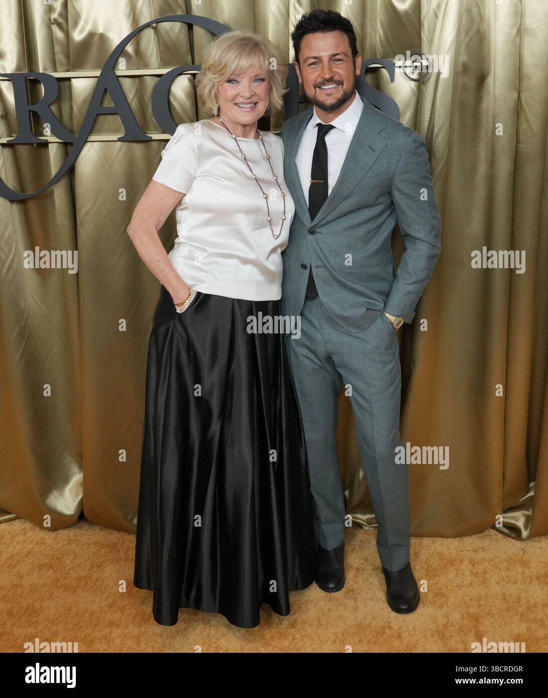 Los Angeles, USA. 20th May, 2025. (L-R) Christine Ebersole and Tyler ...