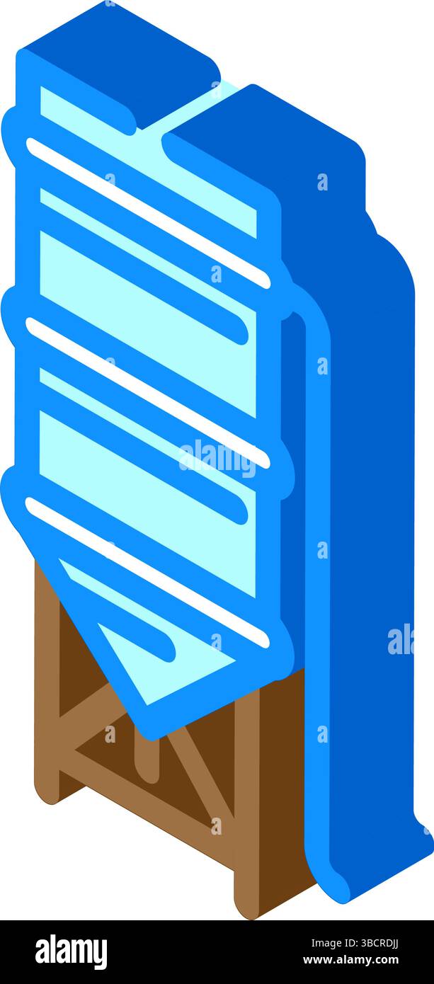 silo cement production isometric icon vector illustration Stock Vector ...