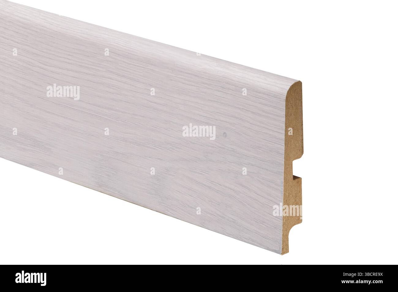 Baseboard Molding Sample Isolated on White Background. High quality ...