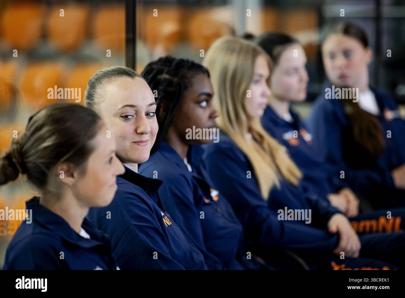ROTTERDAM - Naomi Visser, Tisha Volleman, Jaylee Chukwu, Yuna Uljee ...