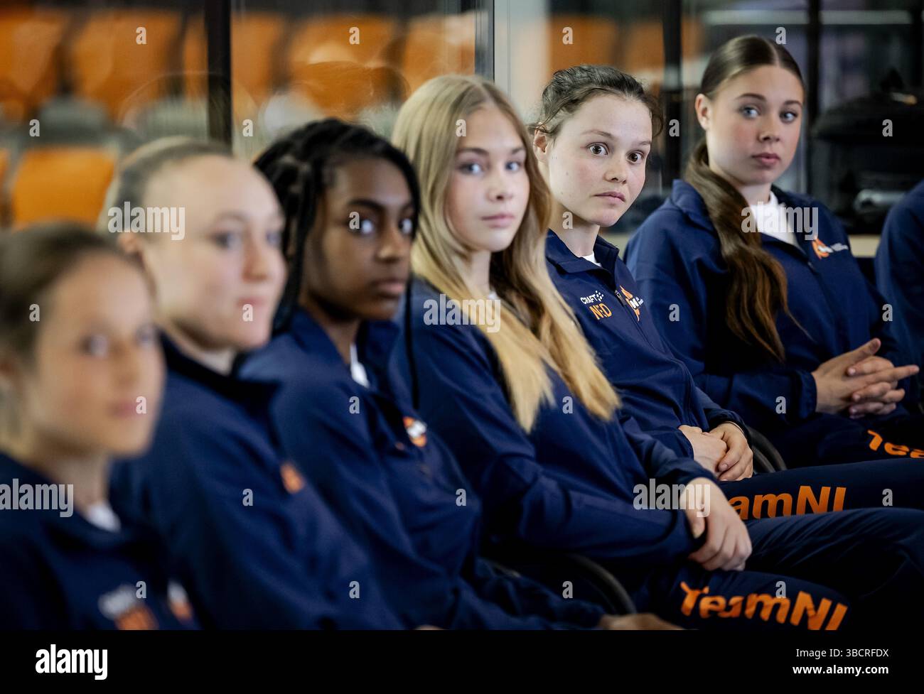 ROTTERDAM - Naomi Visser, Tisha Volleman, Jaylee Chukwu, Yuna Uljee ...