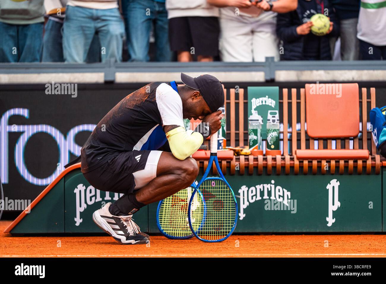 Mathys ERHARD of France after losing during the qualifying of the ...