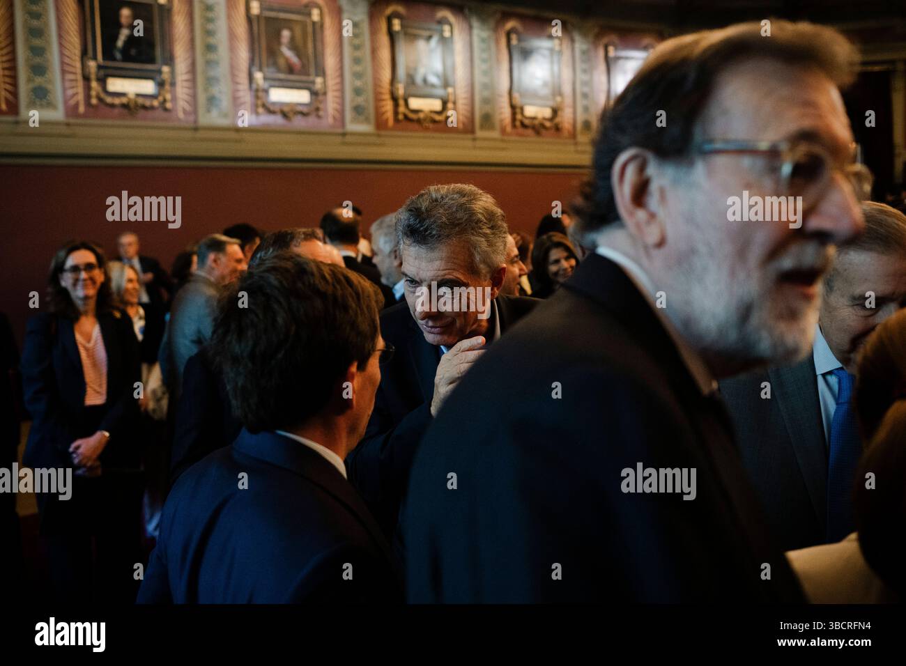 (L-R) The Mayor of Madrid, José Luis Martínez-Almeida 21 MAY 2025 Mateo ...