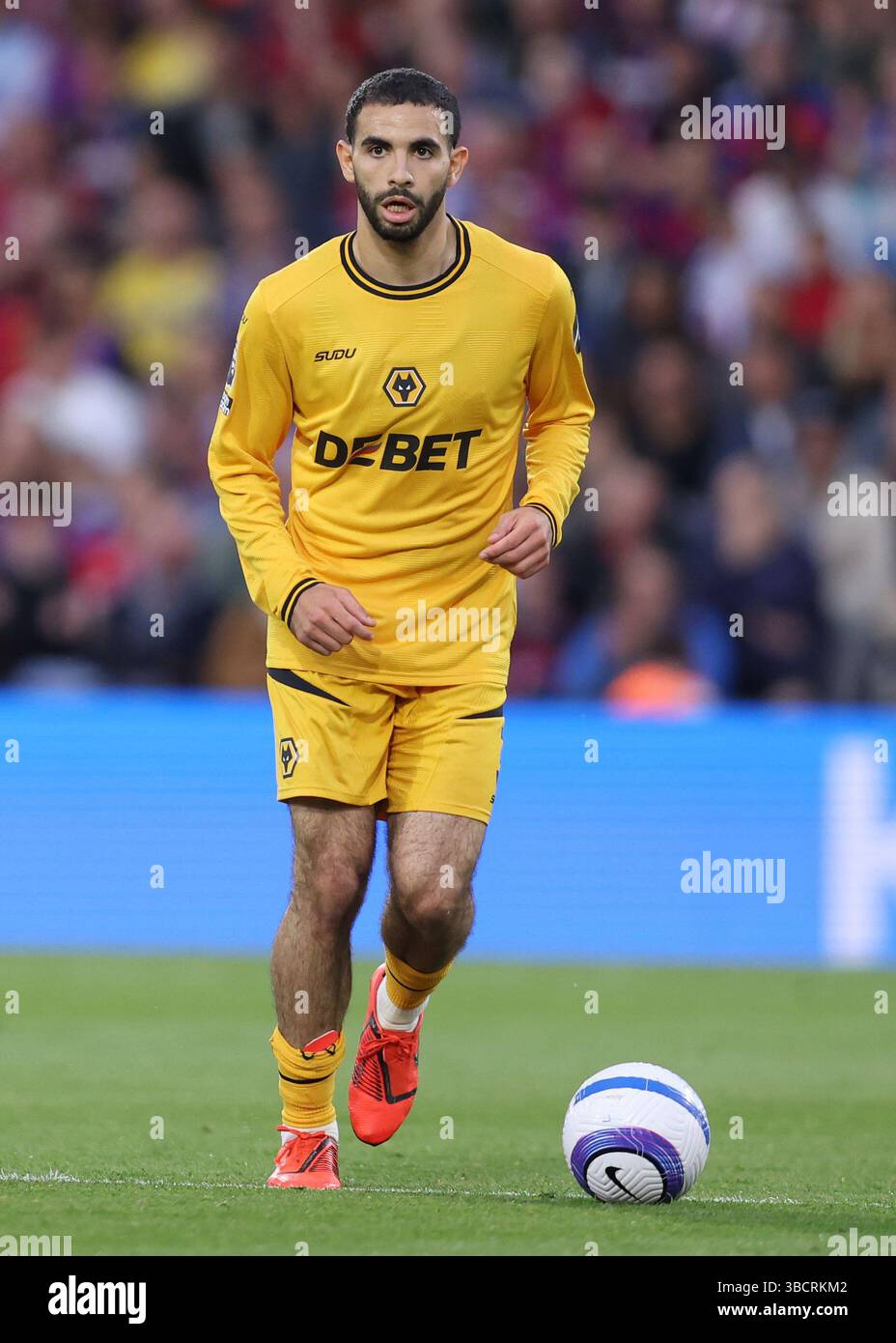 London, UK. 20th May, 2025. Rayan Ait-Nouri of Wolverhampton Wanderers ...