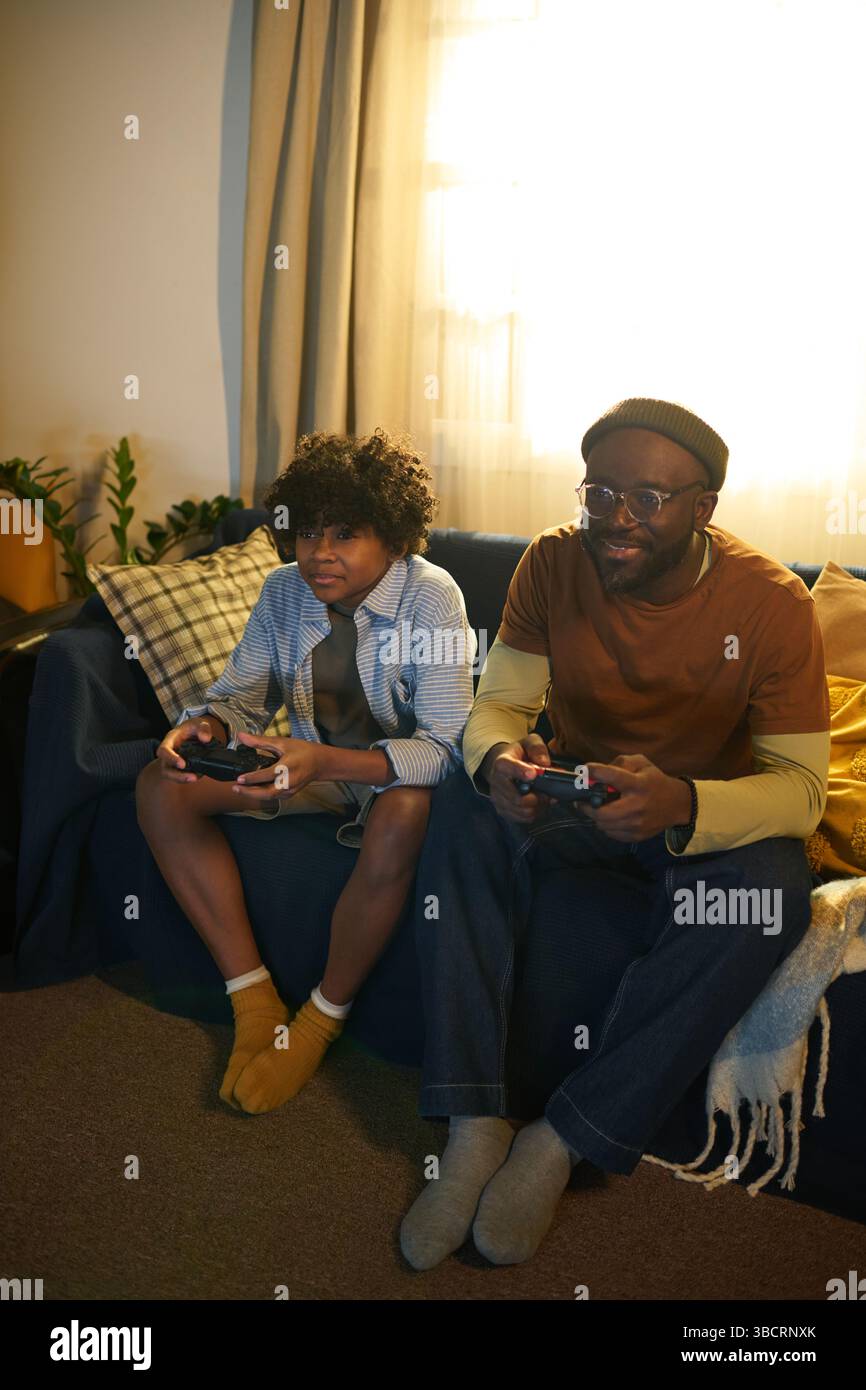 African american kid having video hi-res stock photography and images ...