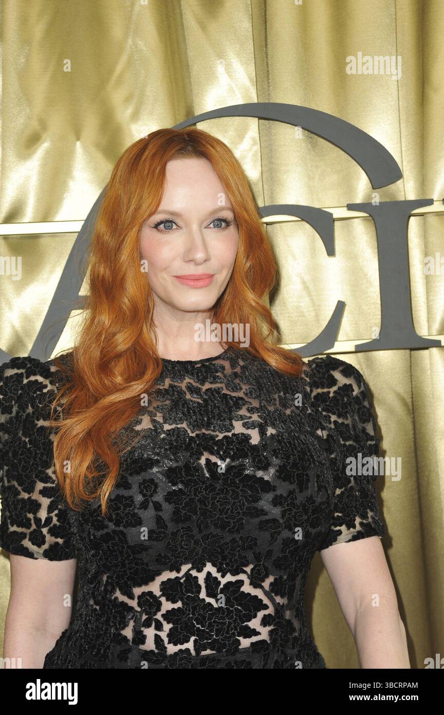 Ca. 20th May, 2025. Christina Hendricks at arrivals for The 50th Annual Gracie Awards, Four ...