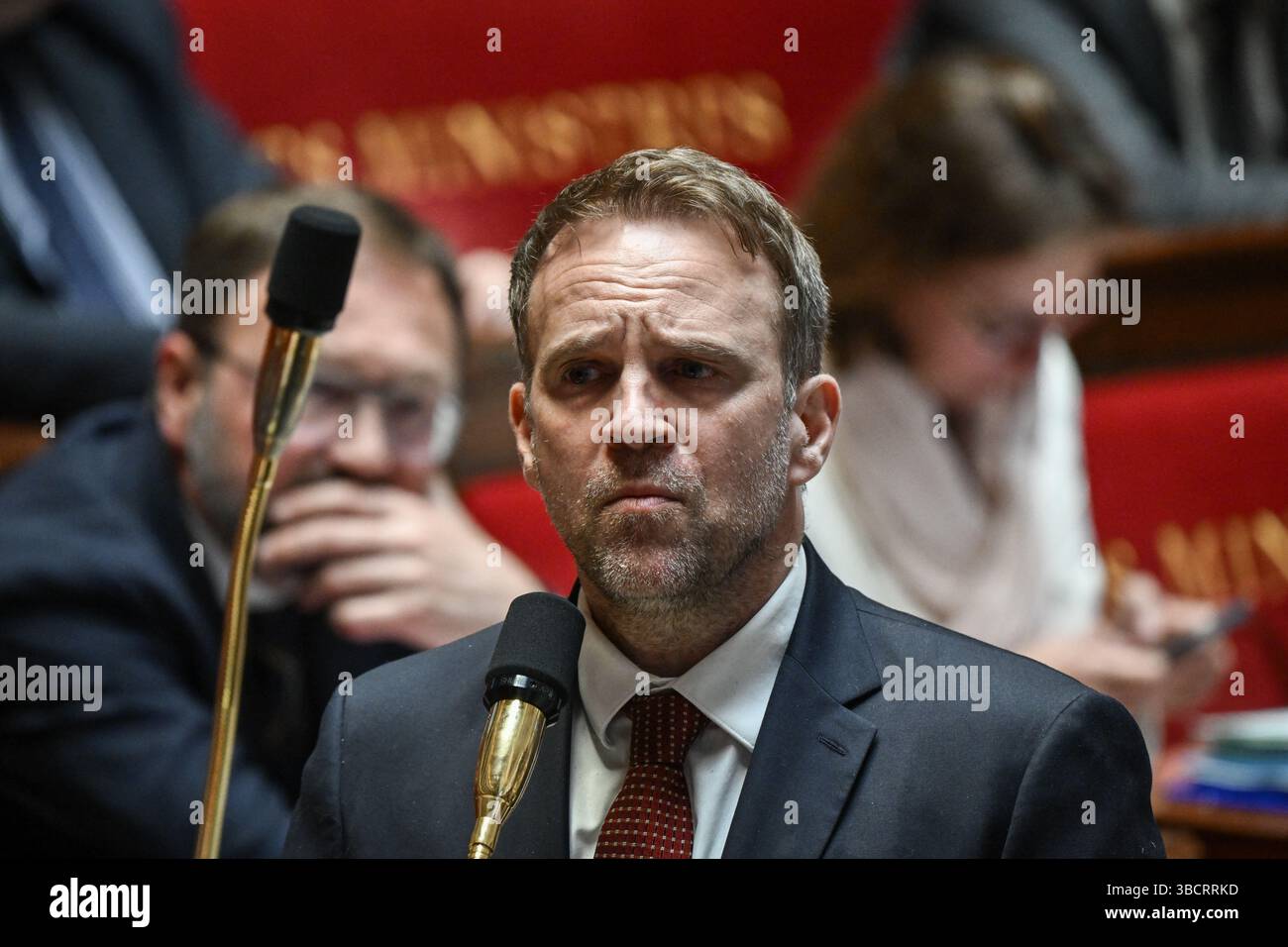 Paris, France. 21st May, 2025. French Minister for Industry and Energy ...