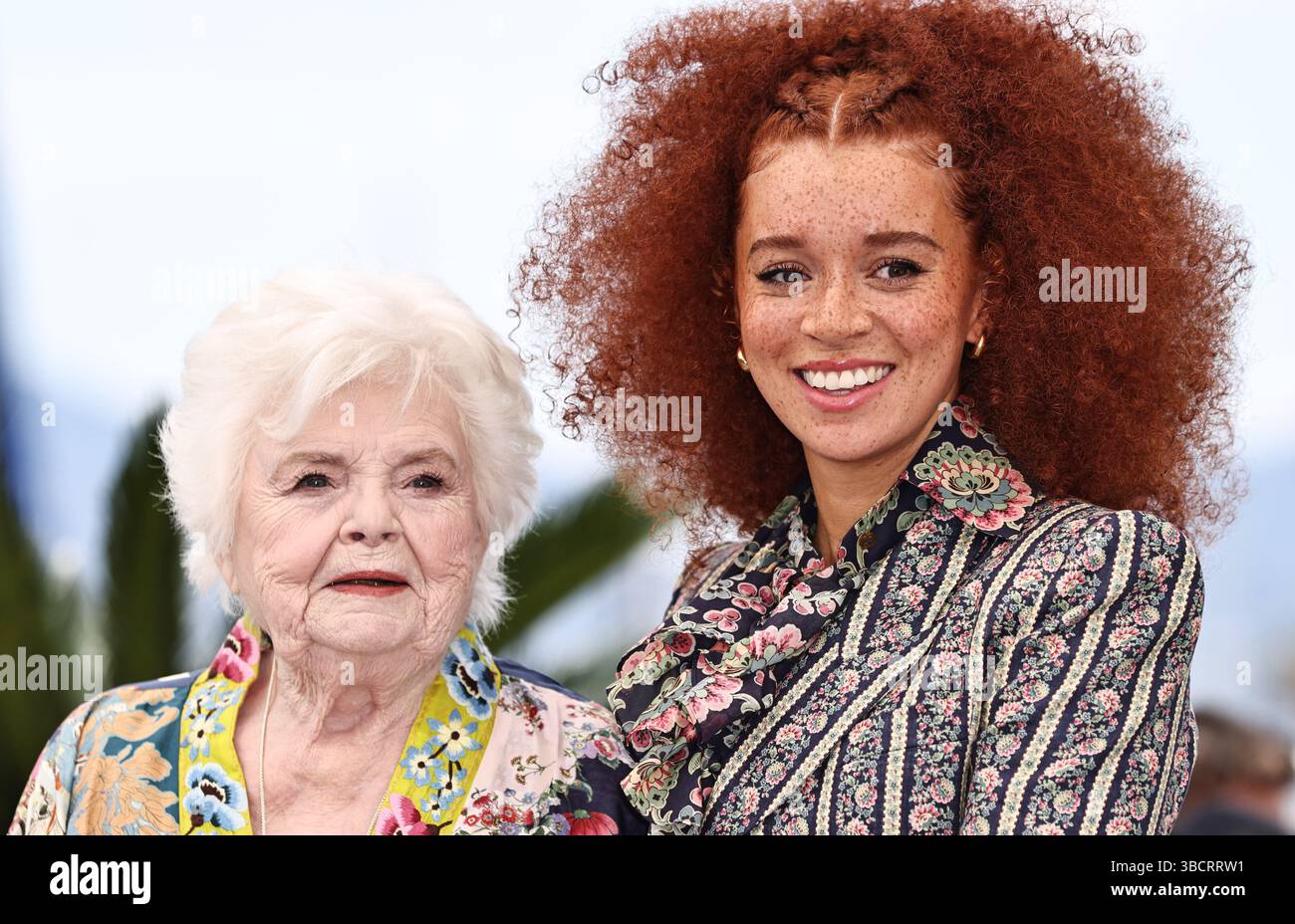 (250521) -- CANNES, May 21, 2025 (Xinhua) -- U.S. actress June Squibb ...