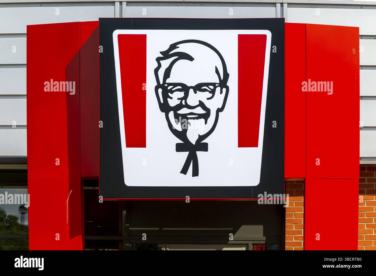 KFC Kentucky Fried Chicken fast food restaurant, Colonel Sanders ...