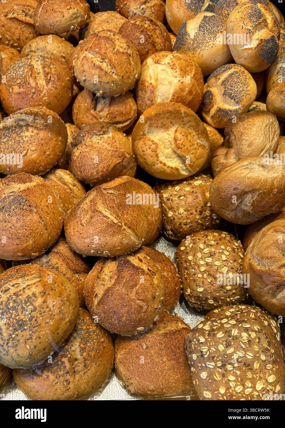 Open-air bakery features an abundance of freshly baked rolls ...