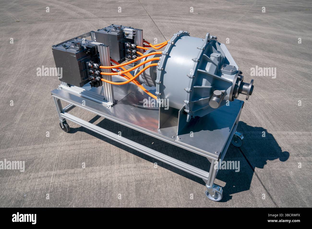 Model of part of a hydrogen-electric aircraft engine developed by ...