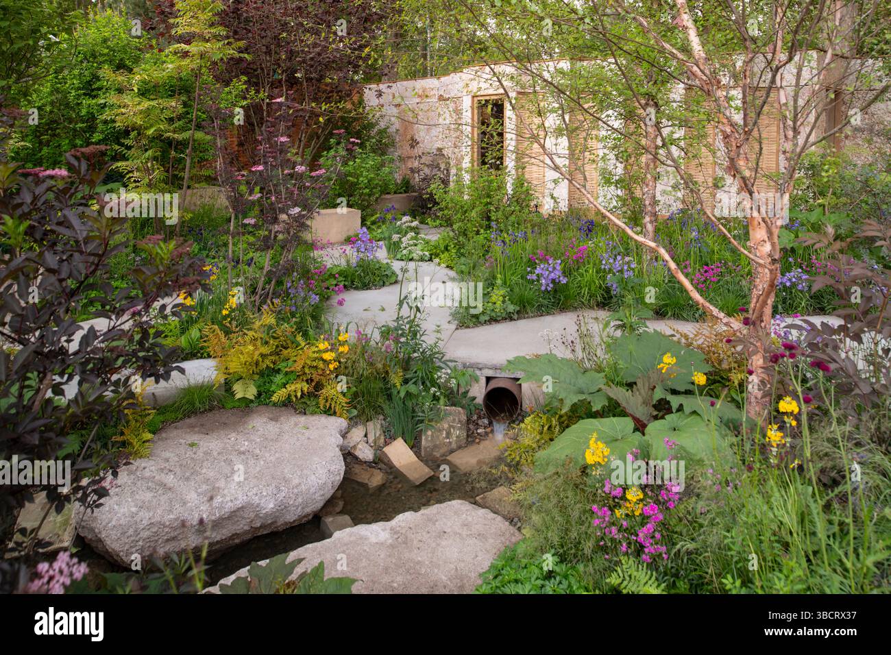 The Avanade Intelligent garden designed by Tom Massey andJe Ahn Stock ...