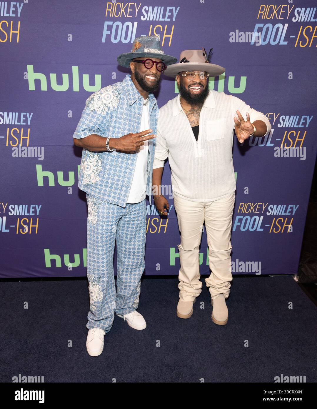 Atlanta, USA. 20th May, 2025. Rickey Smiley and Pastor Mike Jr. attend ...