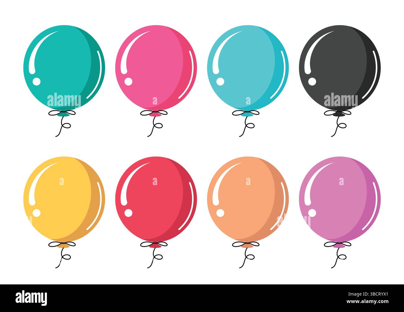 Colorful balloons for Celebratory Events and Festivities. Balloon in ...