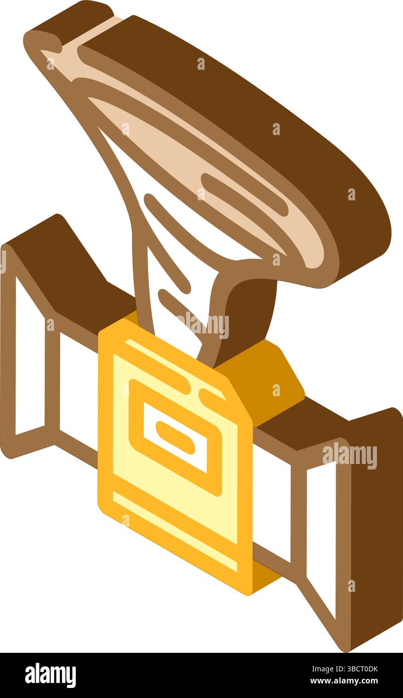 outdoor art installation isometric icon vector illustration Stock ...