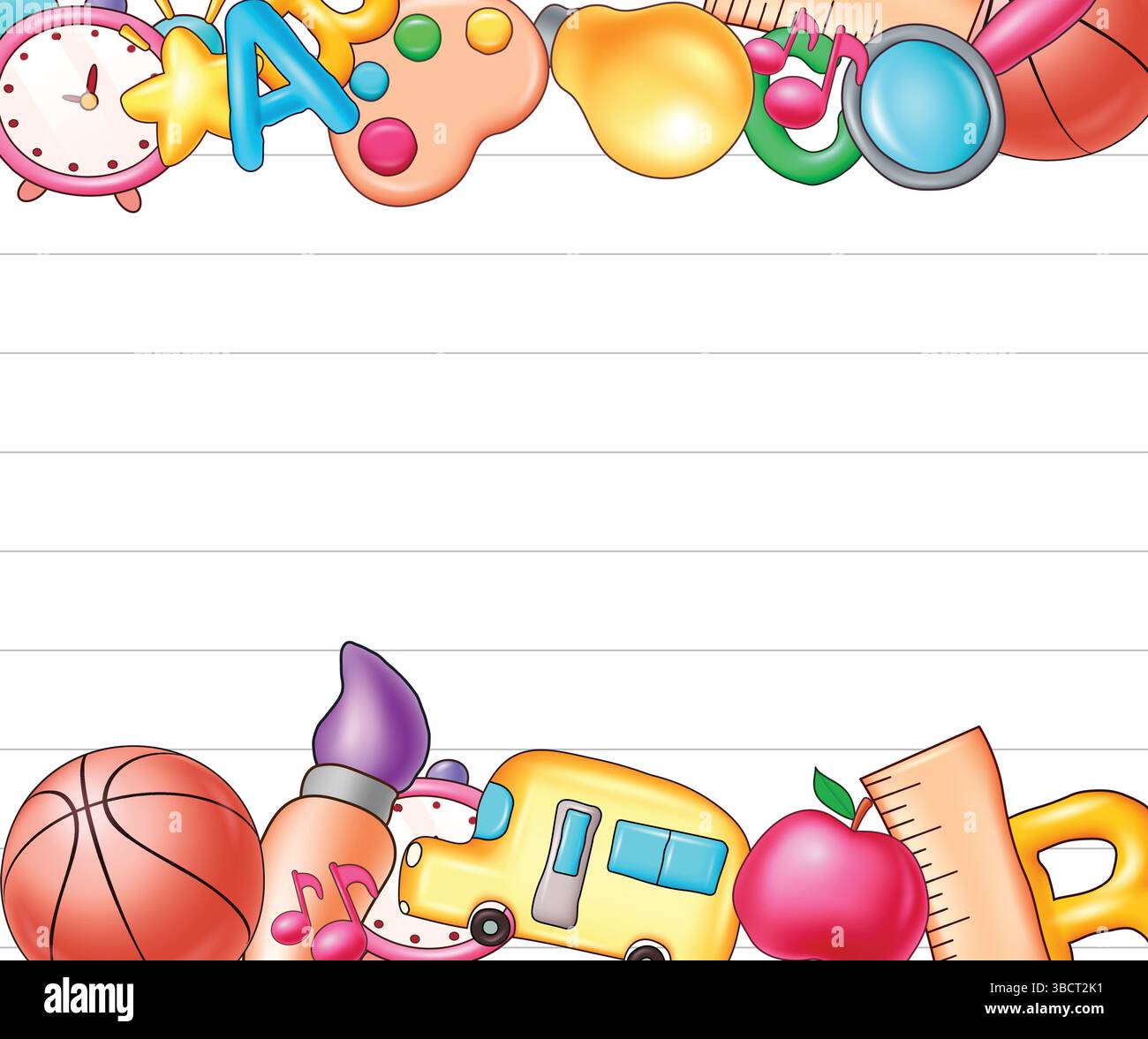 Back to school doodle on paper. Back to school doodle element. Vector ...