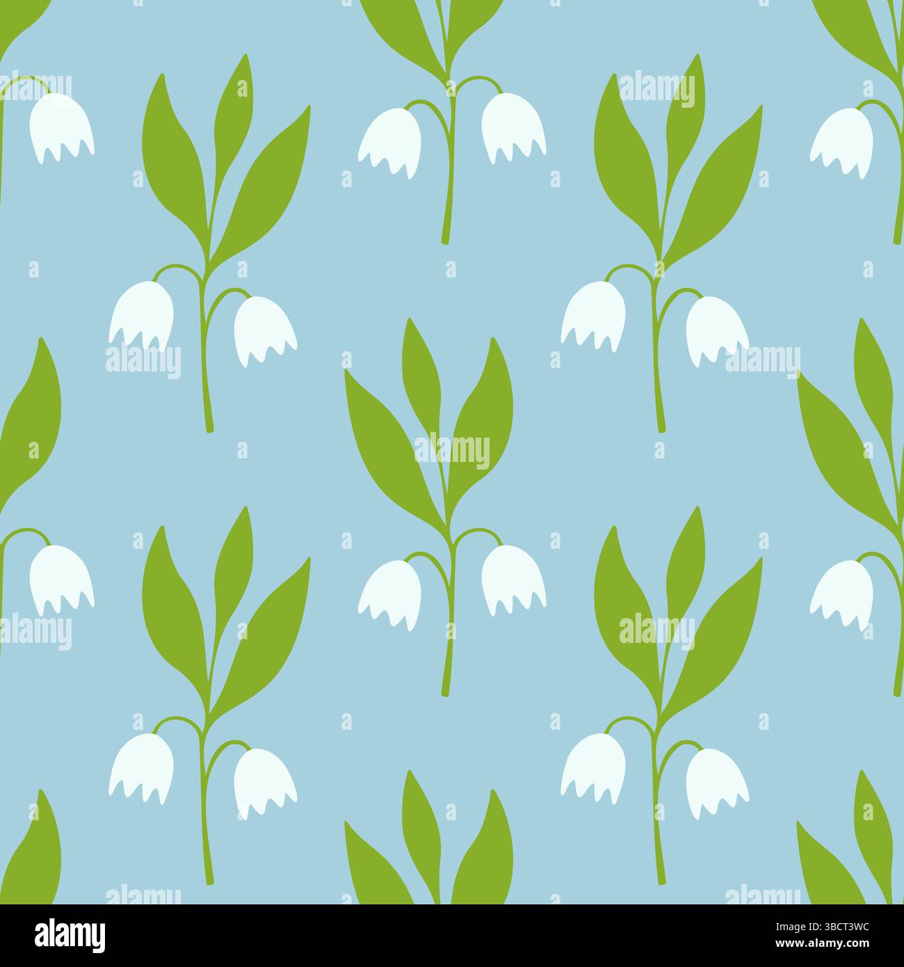 Delicate flowers valley on Stock Vector Images - Alamy