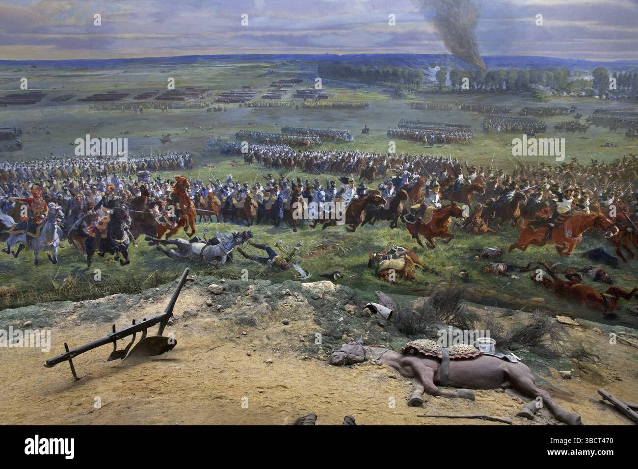 The Panorama: a huge 360Â° fresco of the battle of Waterloo at Braine l ...