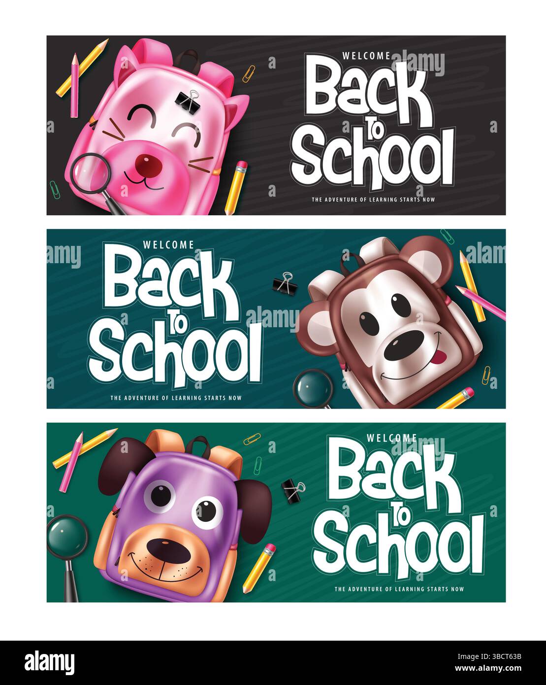 bus, typography, paper cut, clipart, education, color, idea, concept ...