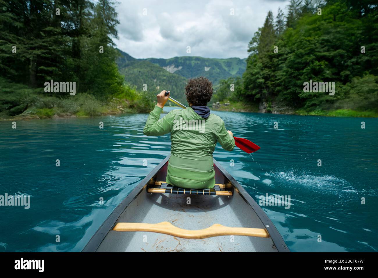 An immersive experience in untouched nature: a canoe adventure on a ...