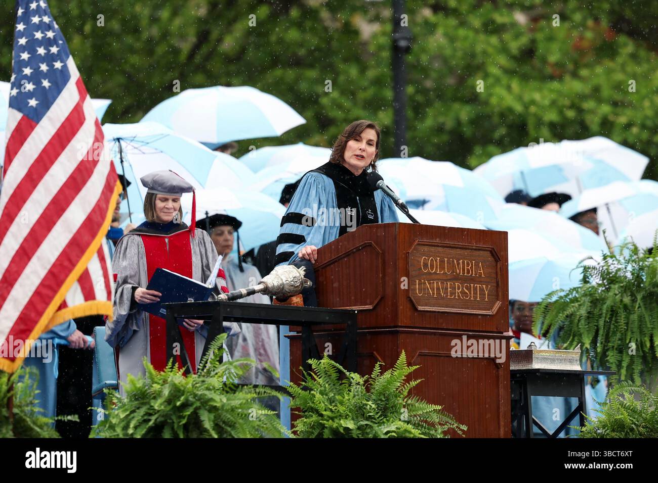 New York, United States. 21st May, 2025. Columbia University President ...