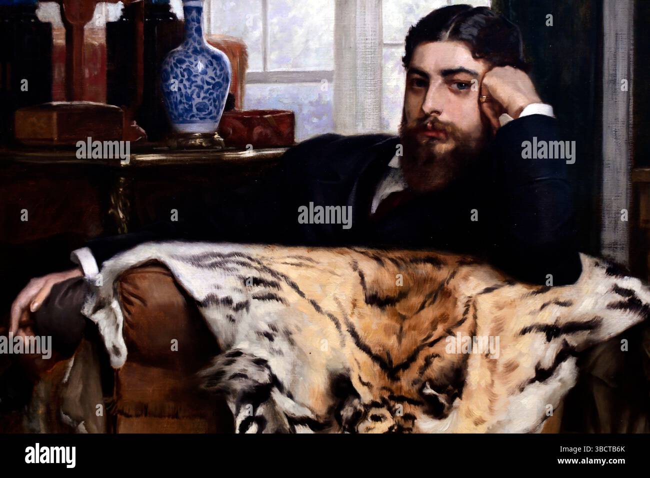 Portrait of Algermon Moses Marsden,1877,by the French artist and ...