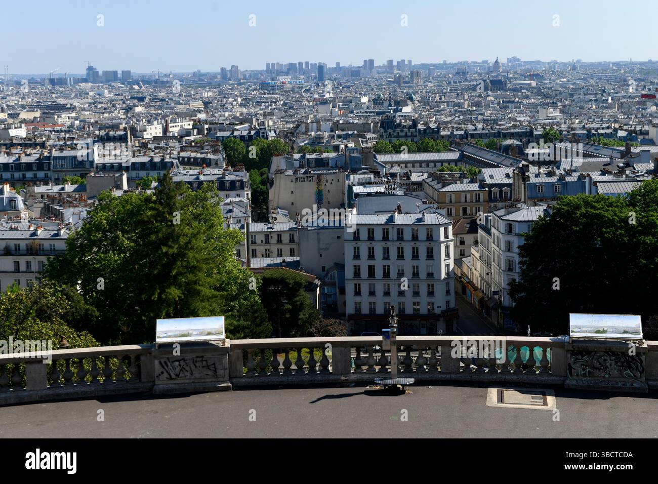 View of Paris from Montmartre,,France,Europe Stock Photo - Alamy