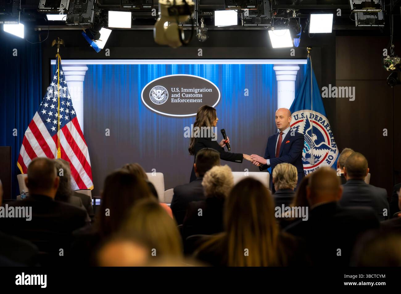 Department of Homeland Security (DHS) Secretary Kristi Noem and White ...