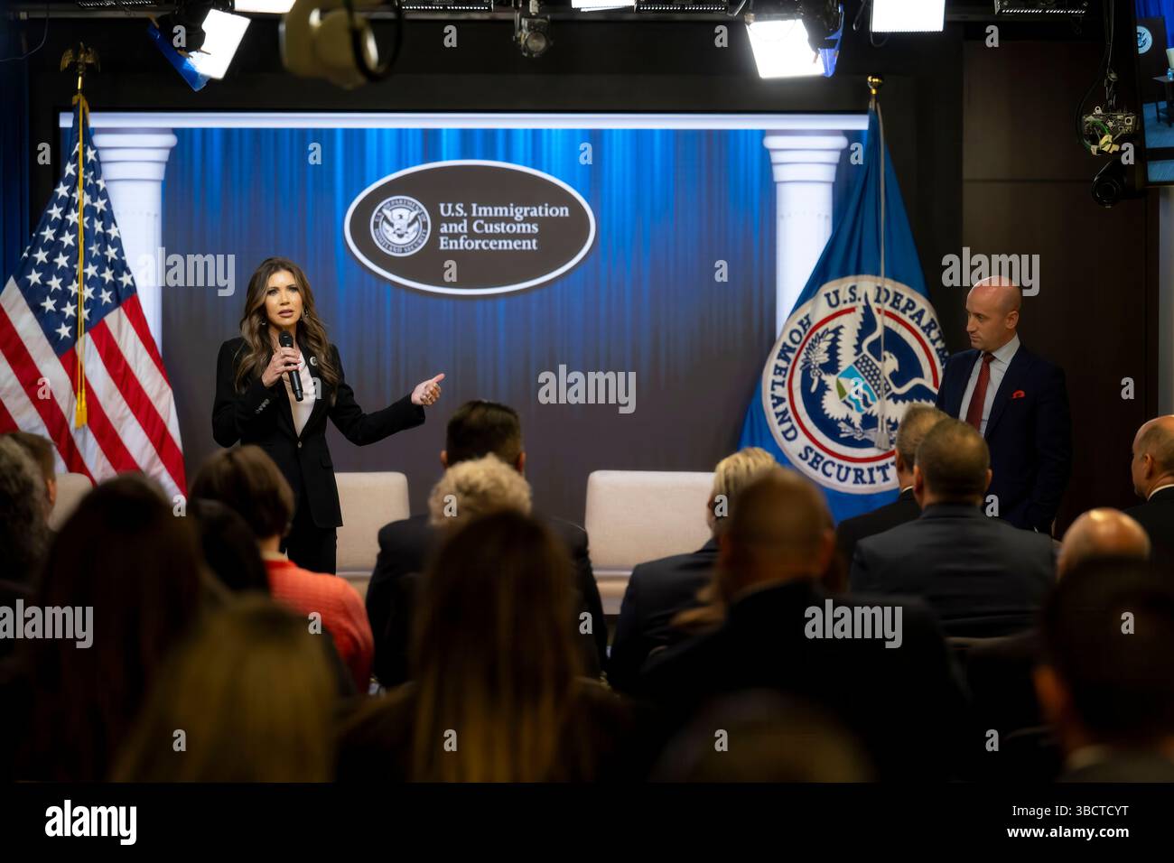 Department of Homeland Security (DHS) Secretary Kristi Noem and White ...