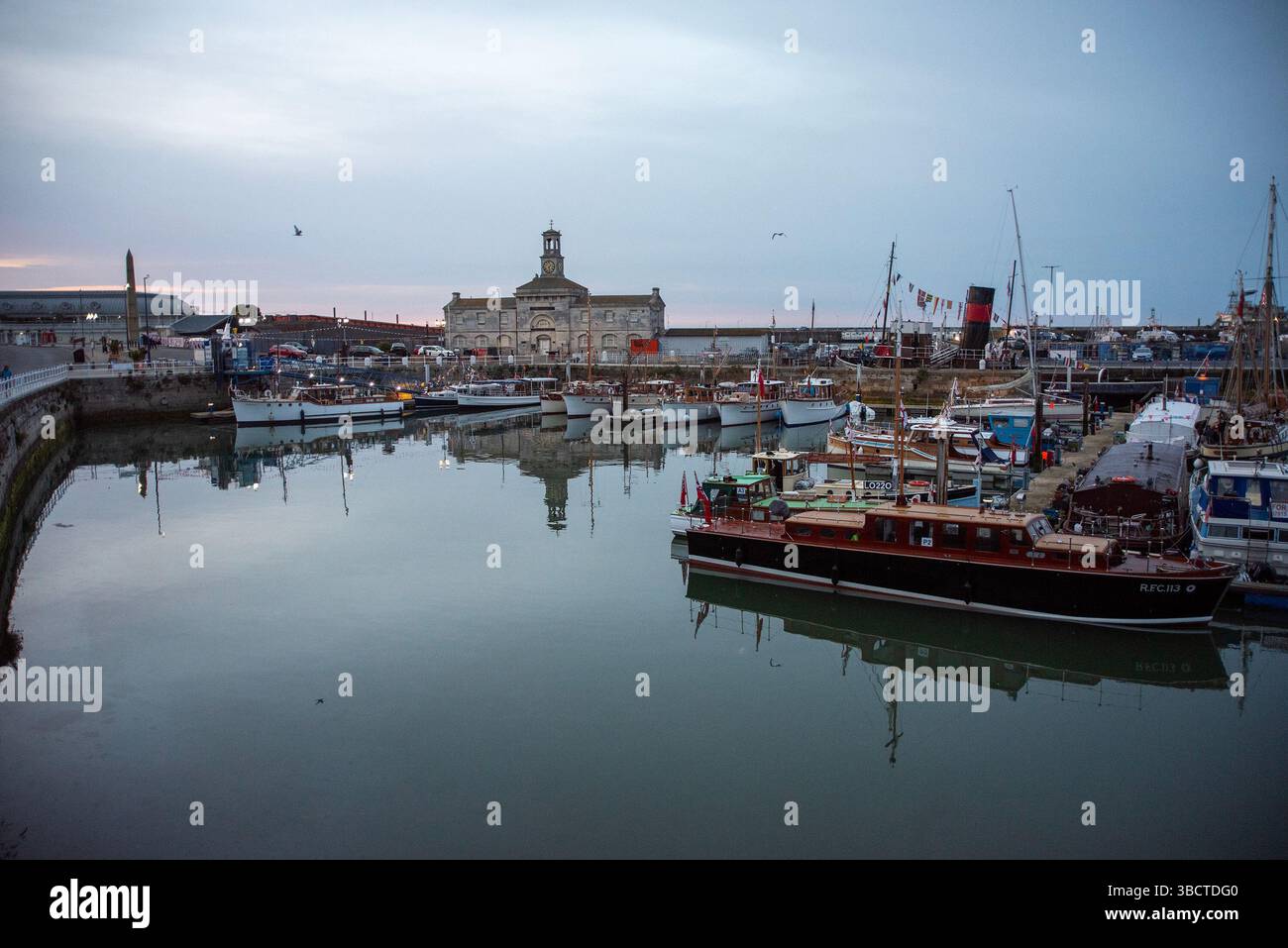 Ramsgate, UK. 21st May, 2025. Dunkirk Little Ships are seen mooring at ...