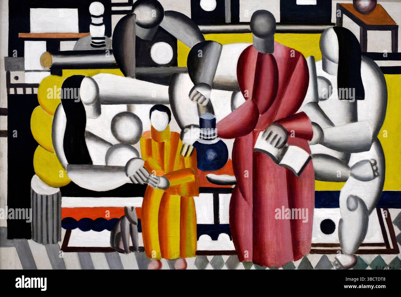 Femmes dans un intérieur, 1922, Fernand Leger, Georges Pompidou museum ...