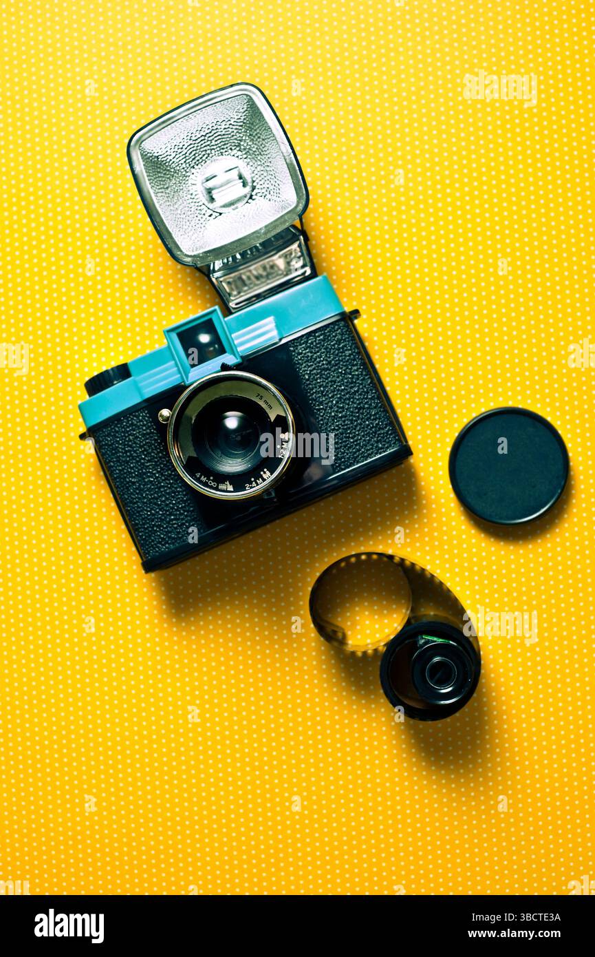 Blue plastic camera hi-res stock photography and images - Alamy