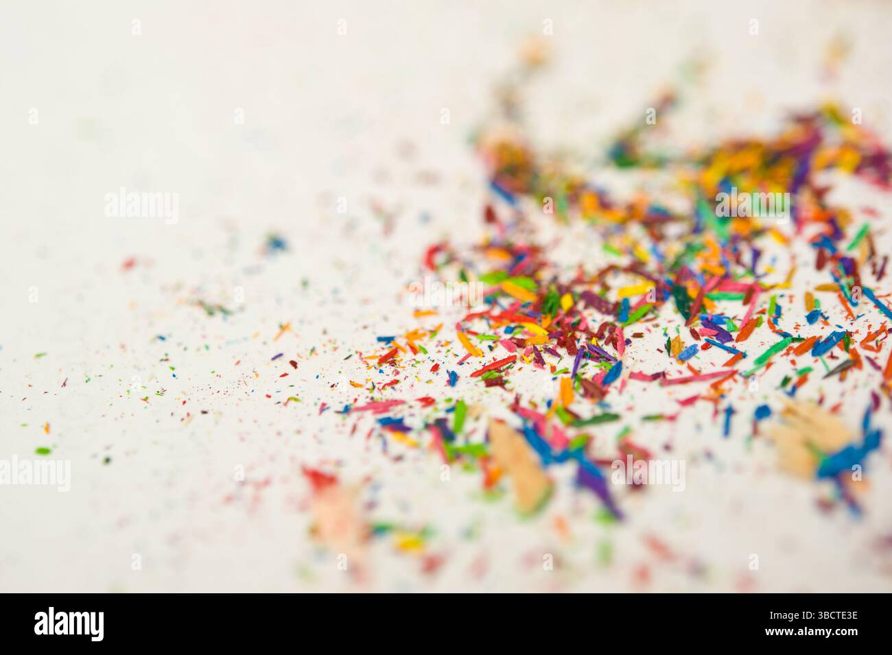 abstract colorful background of pencil shavings and graphite powder ...