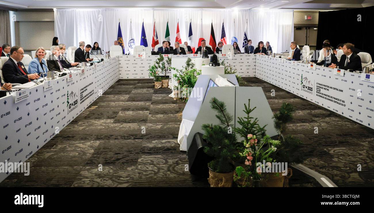 The G7 Finance Ministers attend their meeting in Banff, Alberta ...