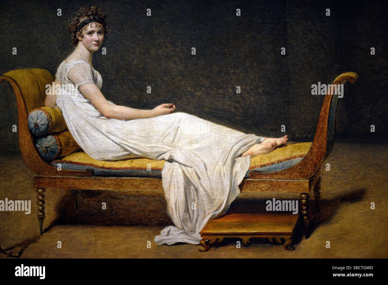 Portrait de Juliette Récamier by the artist Jacques-Louis David (1748 ...