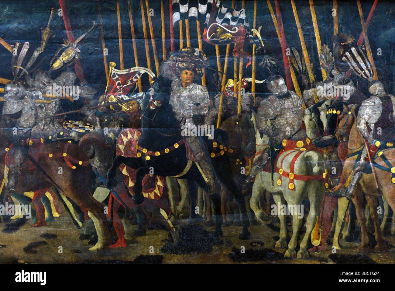 La Bataille de San Romano, 1435-1440, by the painting Paolo di Dono,dit ...