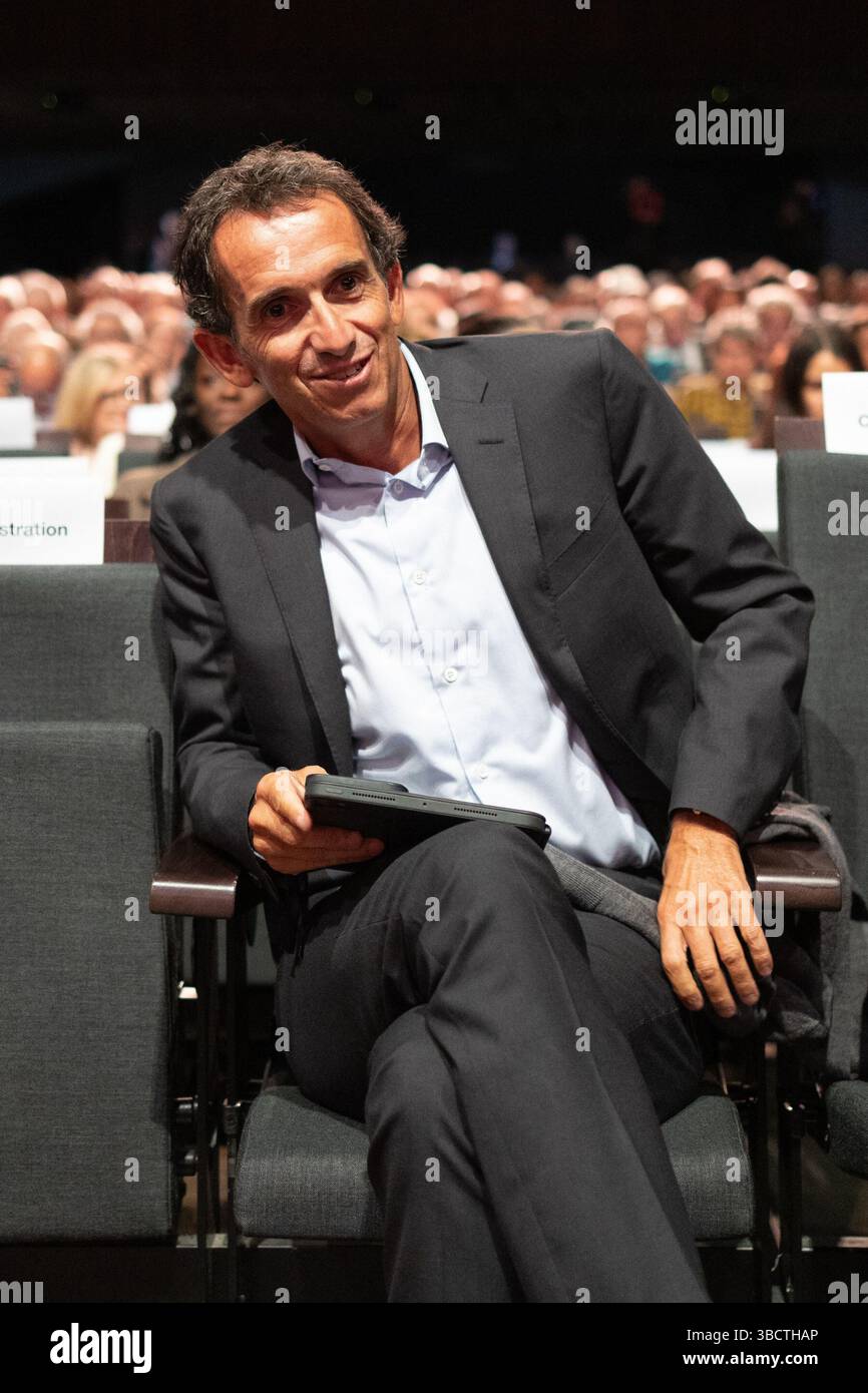 Paris, France. 21st May, 2025. Carrefour CEO Alexandre Bompard during ...