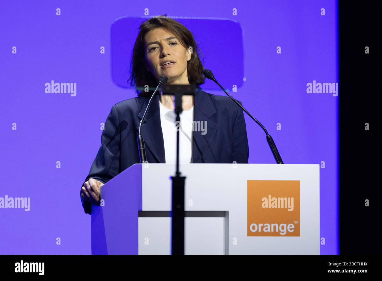 Orange CEO Christel Heydemann during the Annual General Meeting of ...